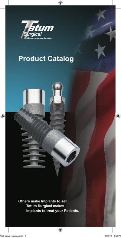 Tatum Surgical Tapered Root Form Dental Implant | SpotImplant