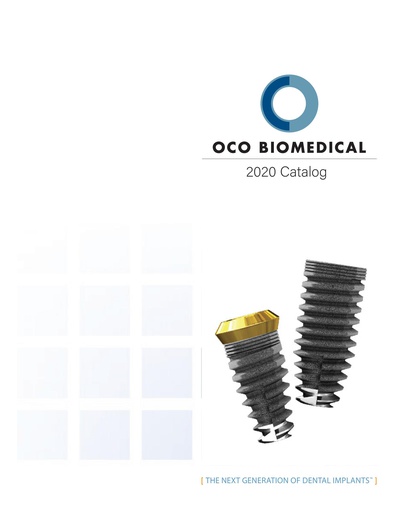 OCO Biomedical Engage (Bone Level Implant) Dental Implant | SpotImplant