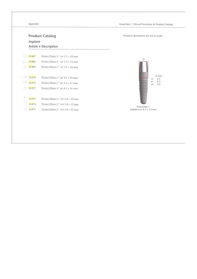 Nobel Biocare NobelDirect (Legacy) Dental Implant | SpotImplant