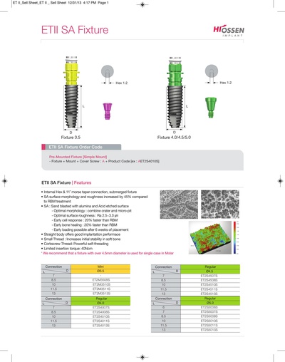 Hiossen Implantes dentales | SpotImplant