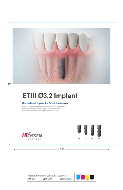 Hiossen ET III 3.2 Dental Implant | SpotImplant