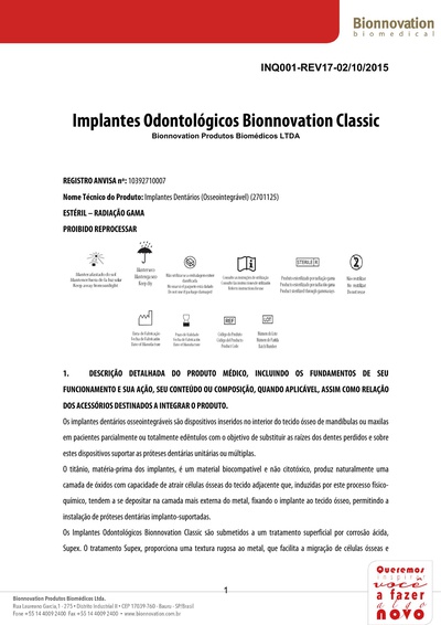 Bionnovation Dental Implants | SpotImplant