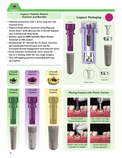 Implant Direct Legacy 3 Dental Implant | SpotImplant