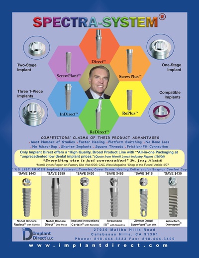 Implant Direct ScrewPlant Dental Implant | SpotImplant