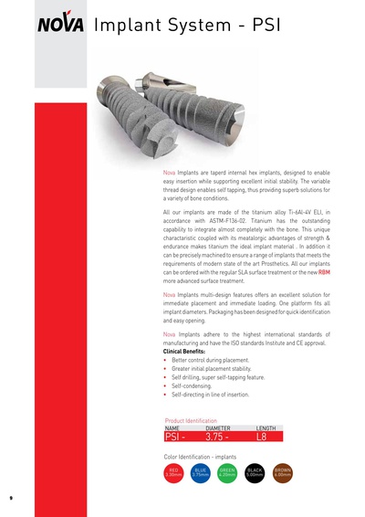 Nova-Implants PSI Dental Implant | SpotImplant