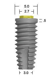 Biomet 3i Full OSSEOTITE Parallel Walled Implant dentaire | SpotImplant
