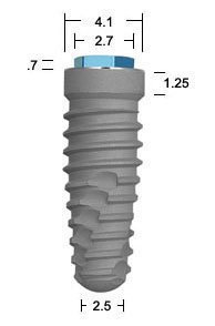Biomet 3i Full OSSEOTITE Tapered Implant dentaire | SpotImplant