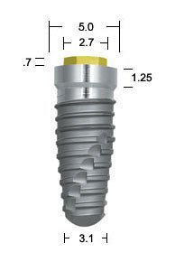 Biomet 3i Tapered (Ext) Implant dentaire | SpotImplant