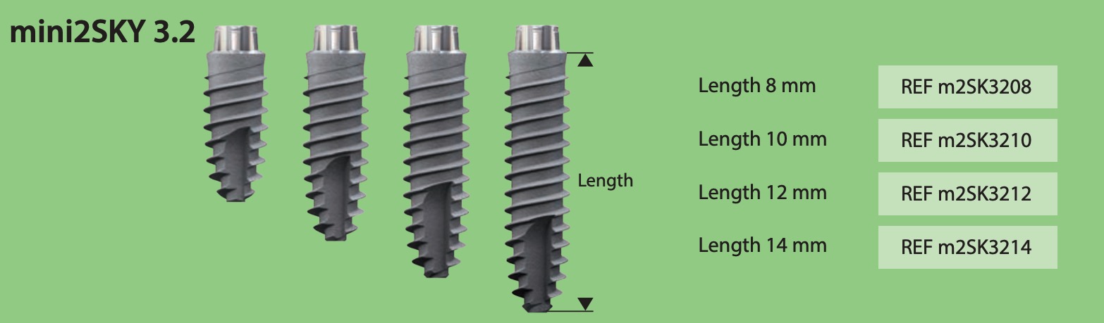 Bredent Medical Mini2 Sky 3.2 Dental Implant | SpotImplant