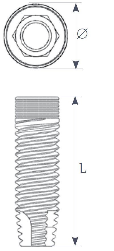 DENTIN Implants Technologies Classic Dental Implant | SpotImplant