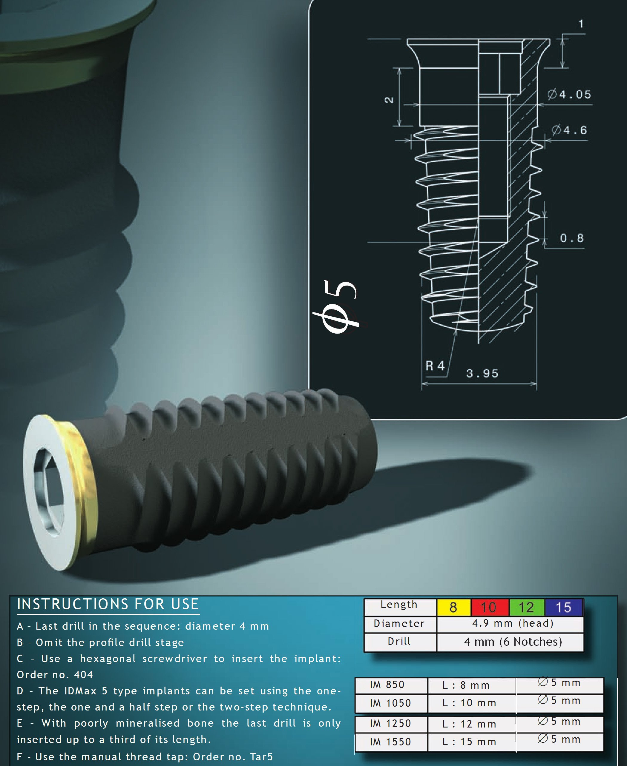IDI Dental ID Max Dental Implant | SpotImplant