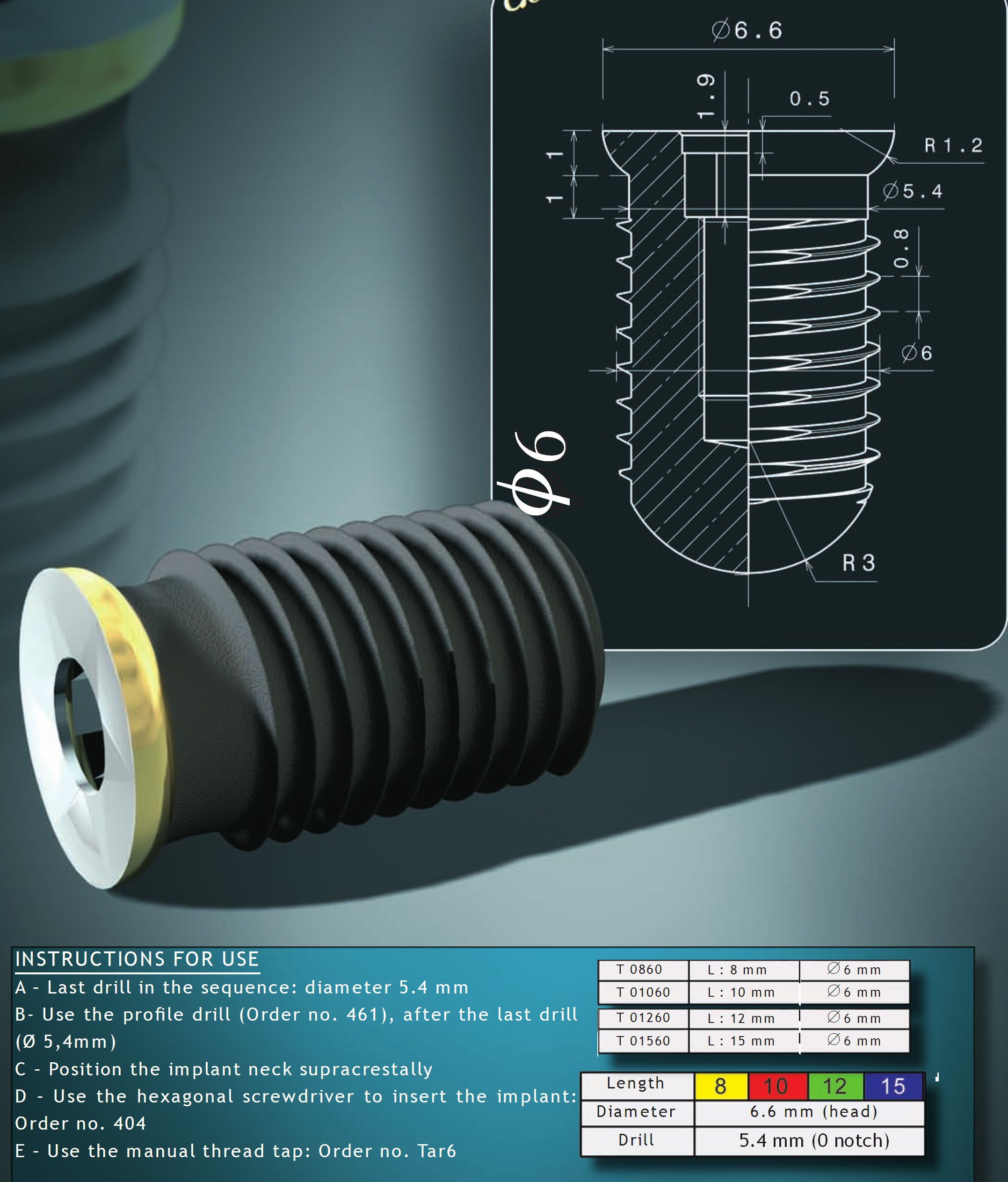 IDI Dental ITP Gold Dental Implant | SpotImplant