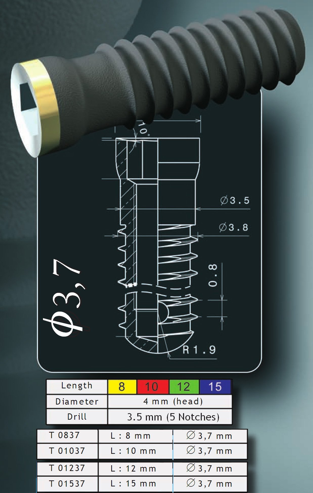 IDI Dental ITP Gold Dental Implant | SpotImplant
