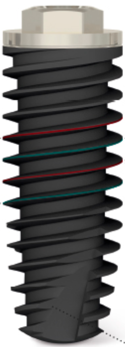 OXY implant (Biomec) MD Line EXT Double Thread maxi Dental Implant ...