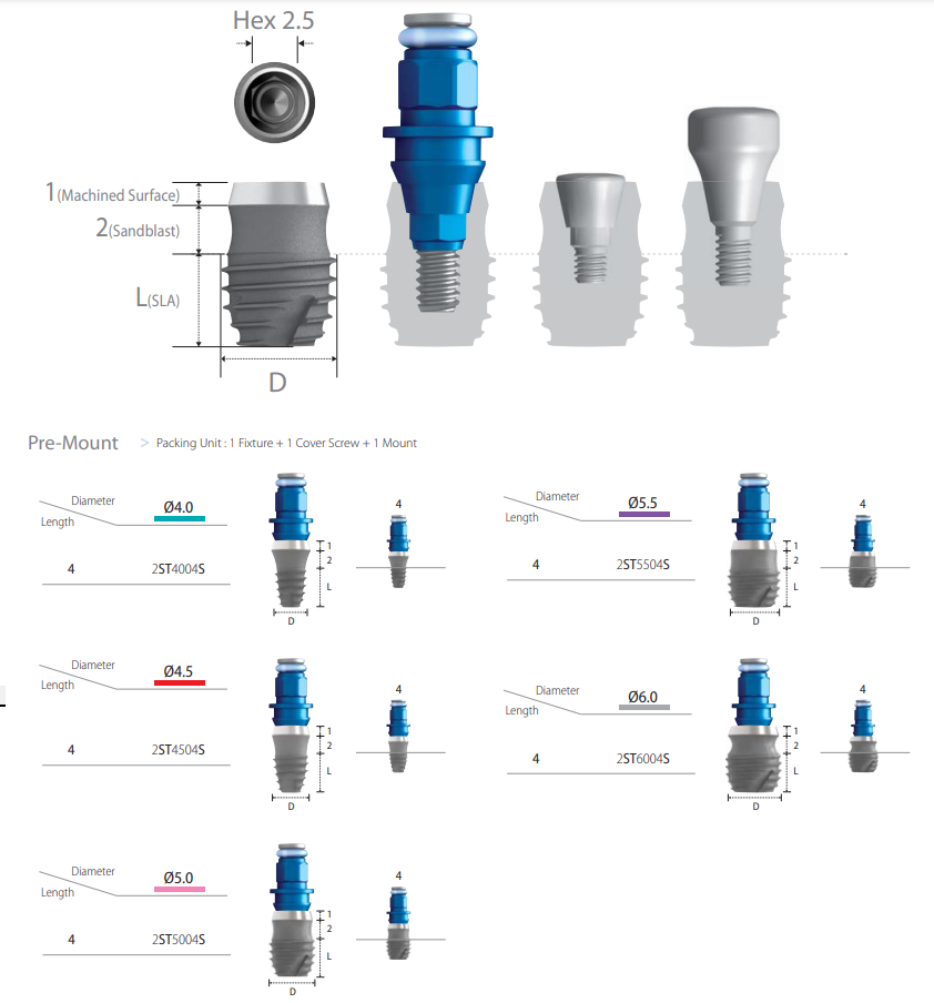 Cowellmedi Inno Submerged Short Dental Implant | SpotImplant