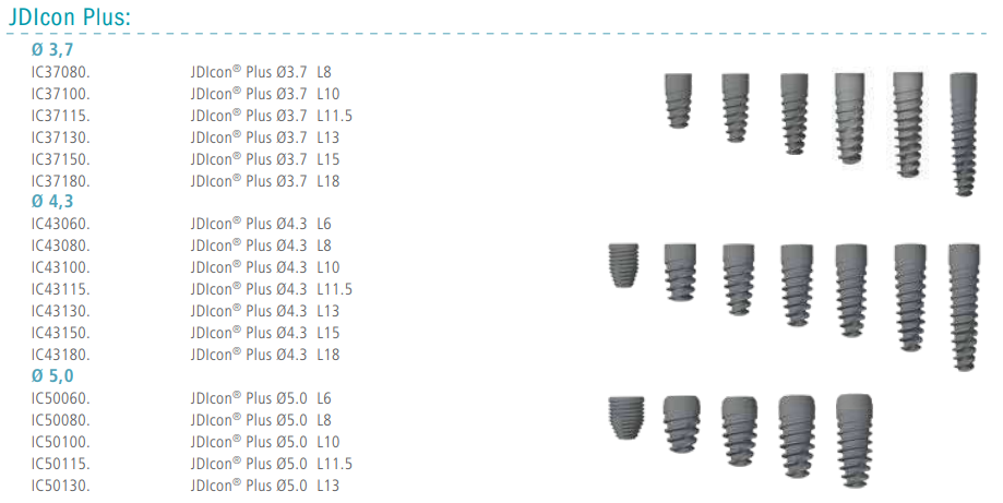 JDentalCare JDIcon Plus Impianto dentale | SpotImplant