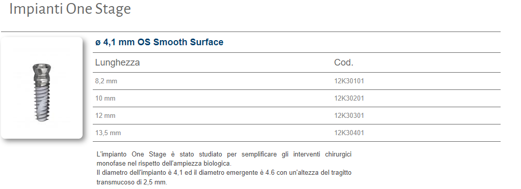 Bone System One Stage Dental Implant | SpotImplant