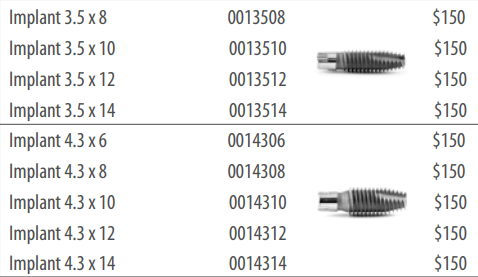 KAT Implants Standard KAT Implants Dental Implant | SpotImplant
