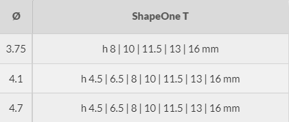 IRES SHAPEONE T INTERNAL OCTAGON Dental Implant | SpotImplant