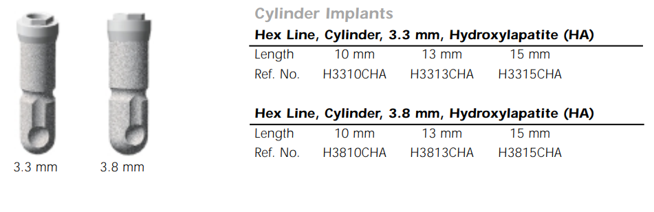 Intra-Lock System International Hex Line Cylinder Implant dentaire ...