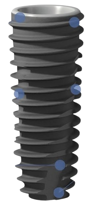 Point UV Active Dental Implant | SpotImplant