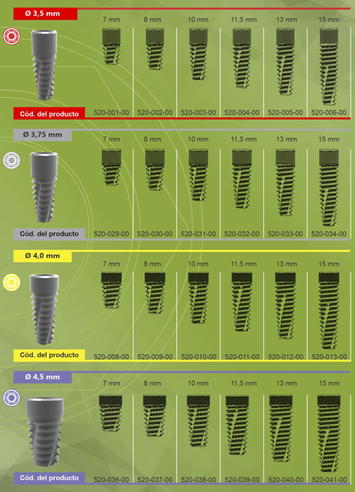 Rosterdent Conical Evolution Dental Implant | SpotImplant