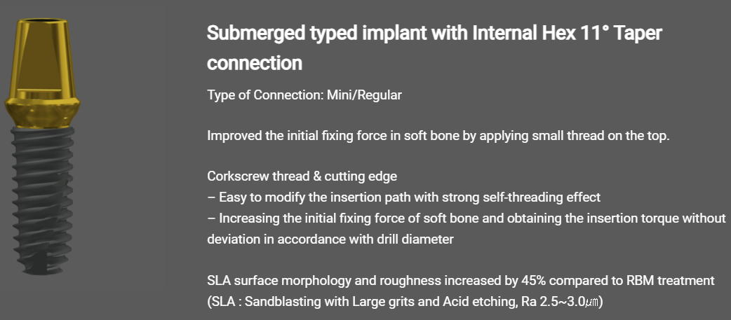 Sewonmedix IH2 SLA Dental Implant | SpotImplant