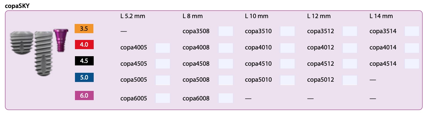 Bredent Medical Copa Sky Dental Implant | SpotImplant