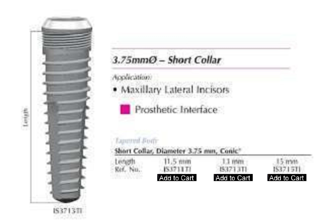 Intra-Lock System International Internal Connection Tapered Body ...