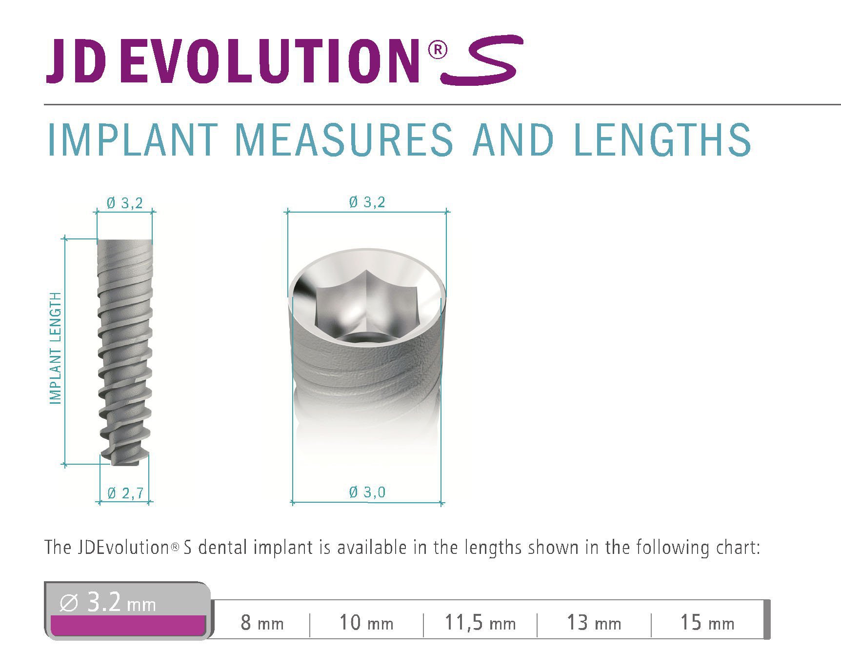 JDentalCare JDEvolution S Implante dental | SpotImplant