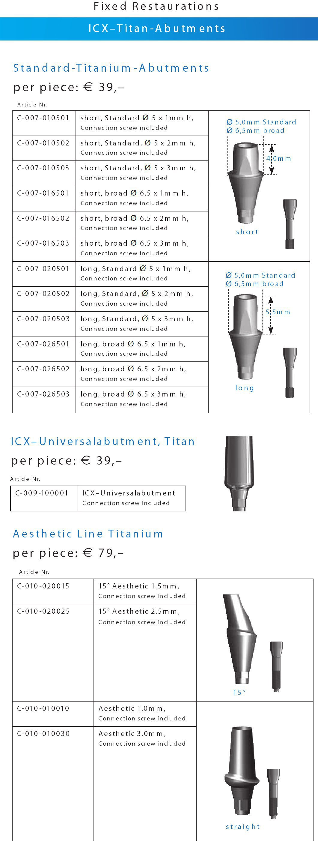 Medentis Medical ICX Templant Premium Implant dentaire | SpotImplant