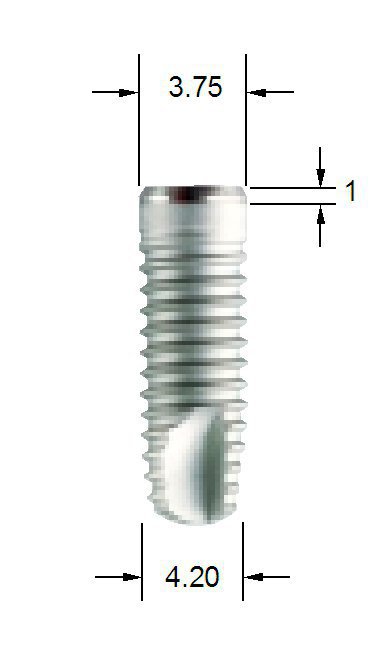 MIS BioCom Internal hex Old Design (M4) Dental Implant | SpotImplant