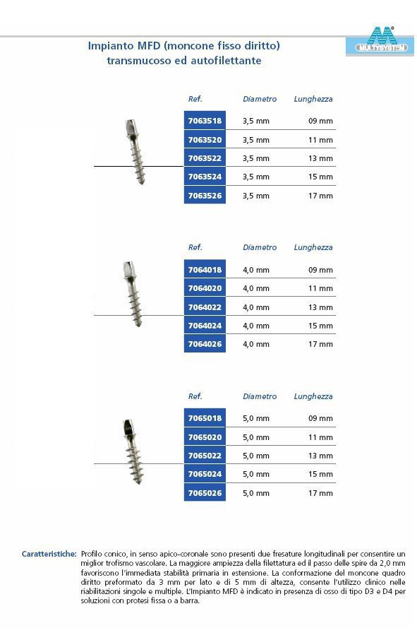 Multysystem MFD 2.0 Dental Implant | SpotImplant