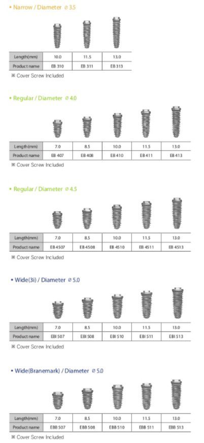 Neobiotech EB Dental Implant | SpotImplant