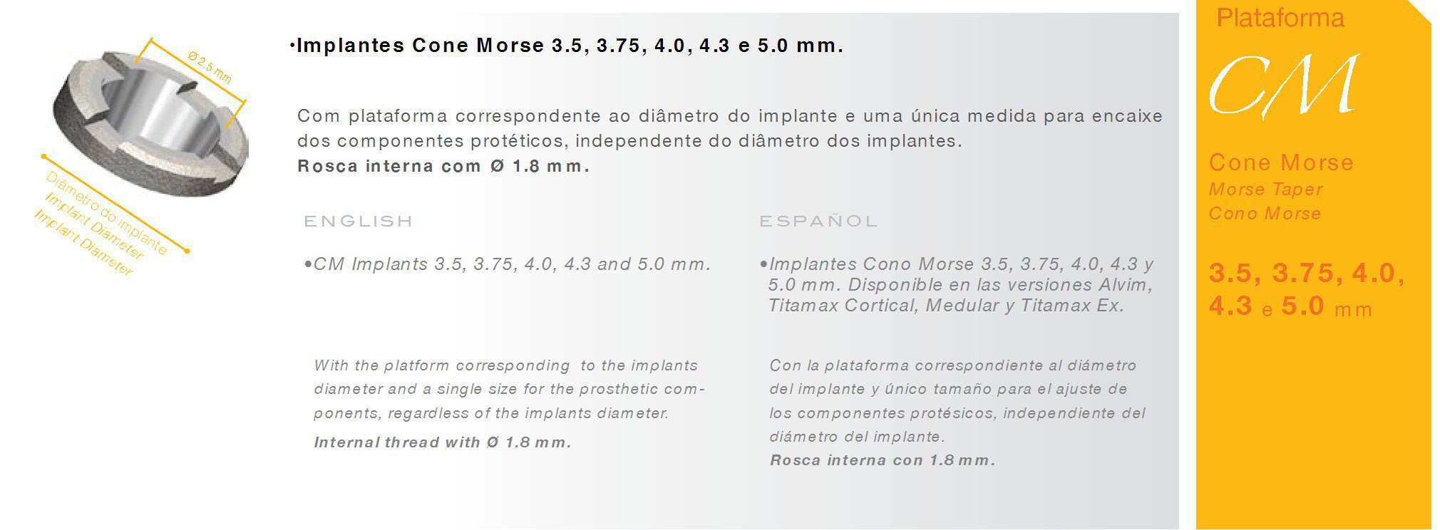 Neodent Alvim CM Implante dental | SpotImplant