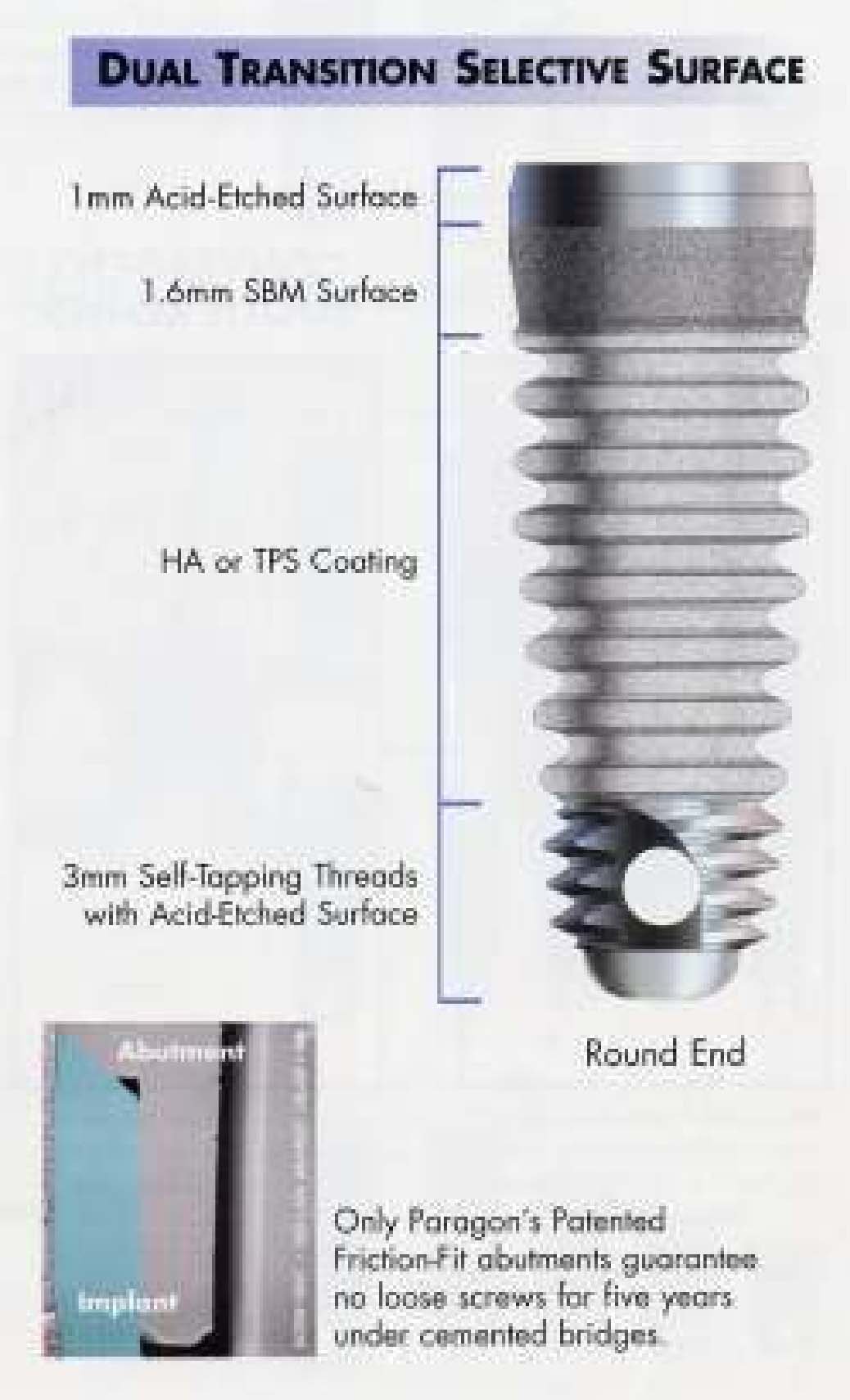 Paragon Micro-Vent Tapered Implant dentaire | SpotImplant