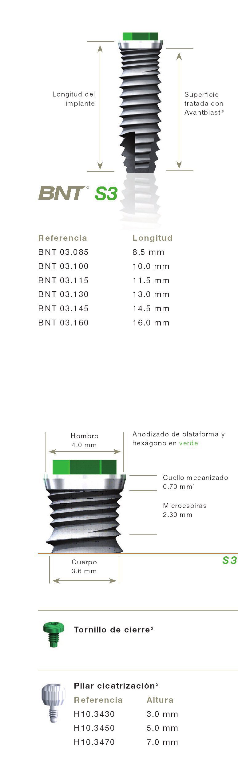 Phibo BNT Implante dental | SpotImplant