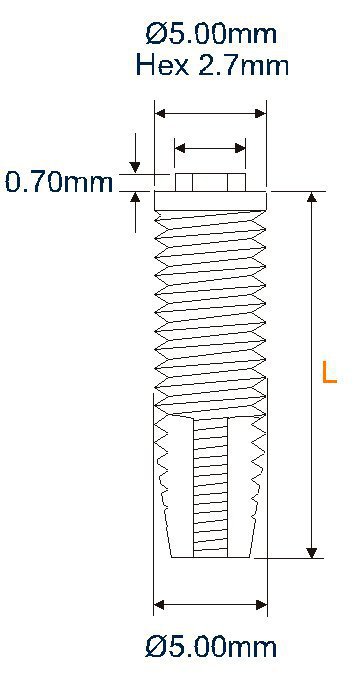 Southern Implants External Hex Cylindrical Dental Implant | SpotImplant