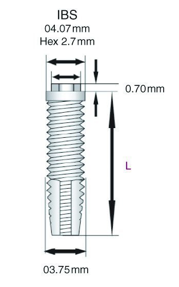 Southern Implants External Hex Cylindrical Implant dentaire | SpotImplant