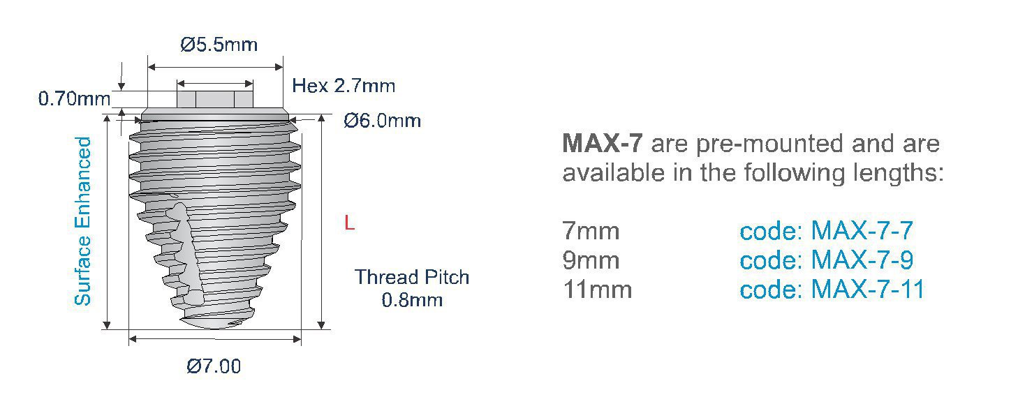Southern Implants External Hex Max Implant dentaire | SpotImplant
