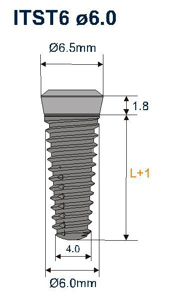 Southern Implants Internal Octogon Tapered (ITST) Dental Implant ...