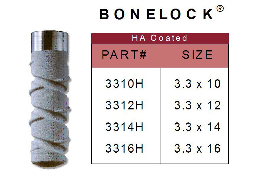 Swiss Implants Bonelock Flat Top Dental Implant | SpotImplant
