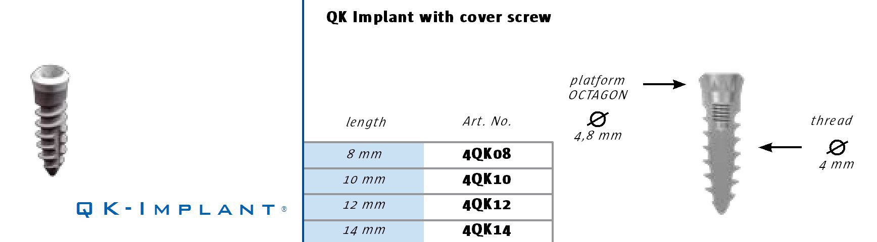 Trinon Titanium QK Dental Implant | SpotImplant