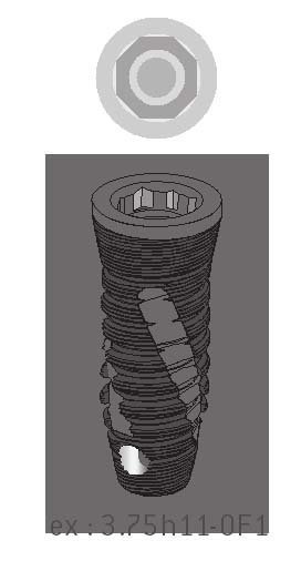 Victory Fractal Internal Octagon OF1 Dental Implant | SpotImplant